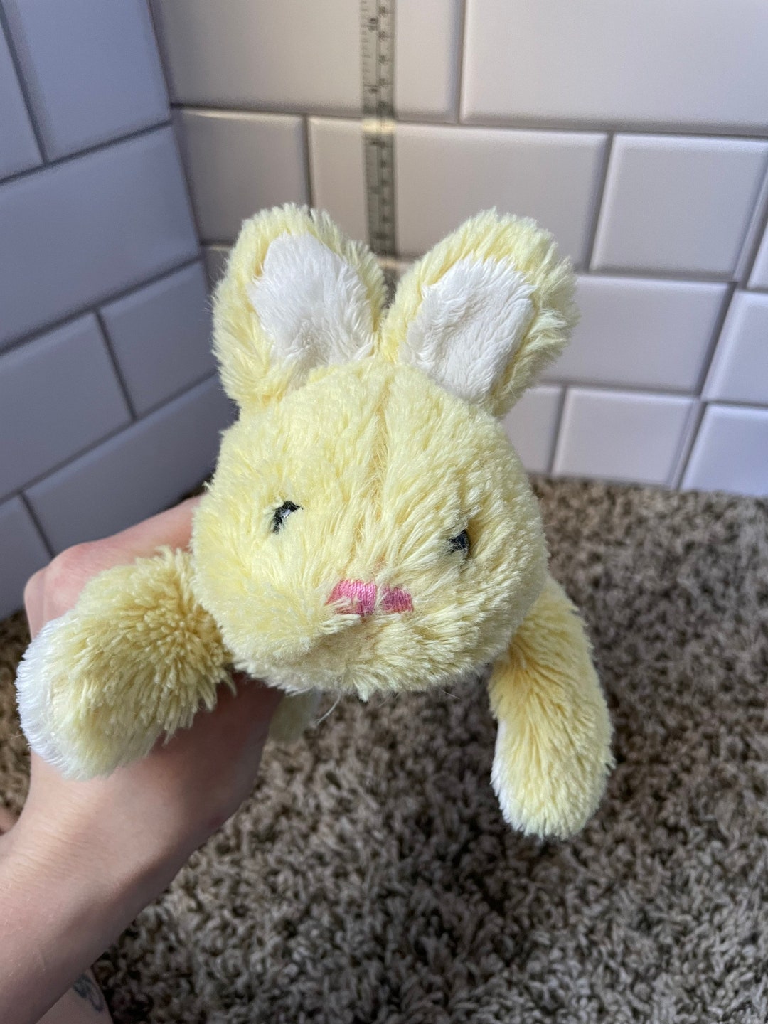 Yellow Bunny Animal Adventure Plush - Etsy