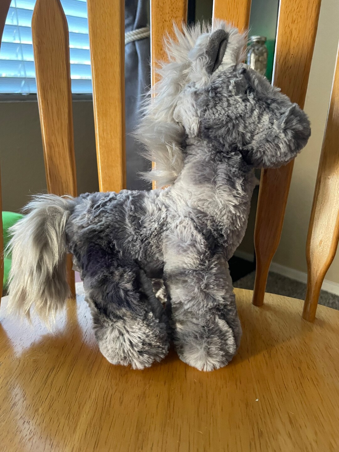 Manhattan Toy Little Gallops Juniper Gray Horse 11” Stuffed Animal ...