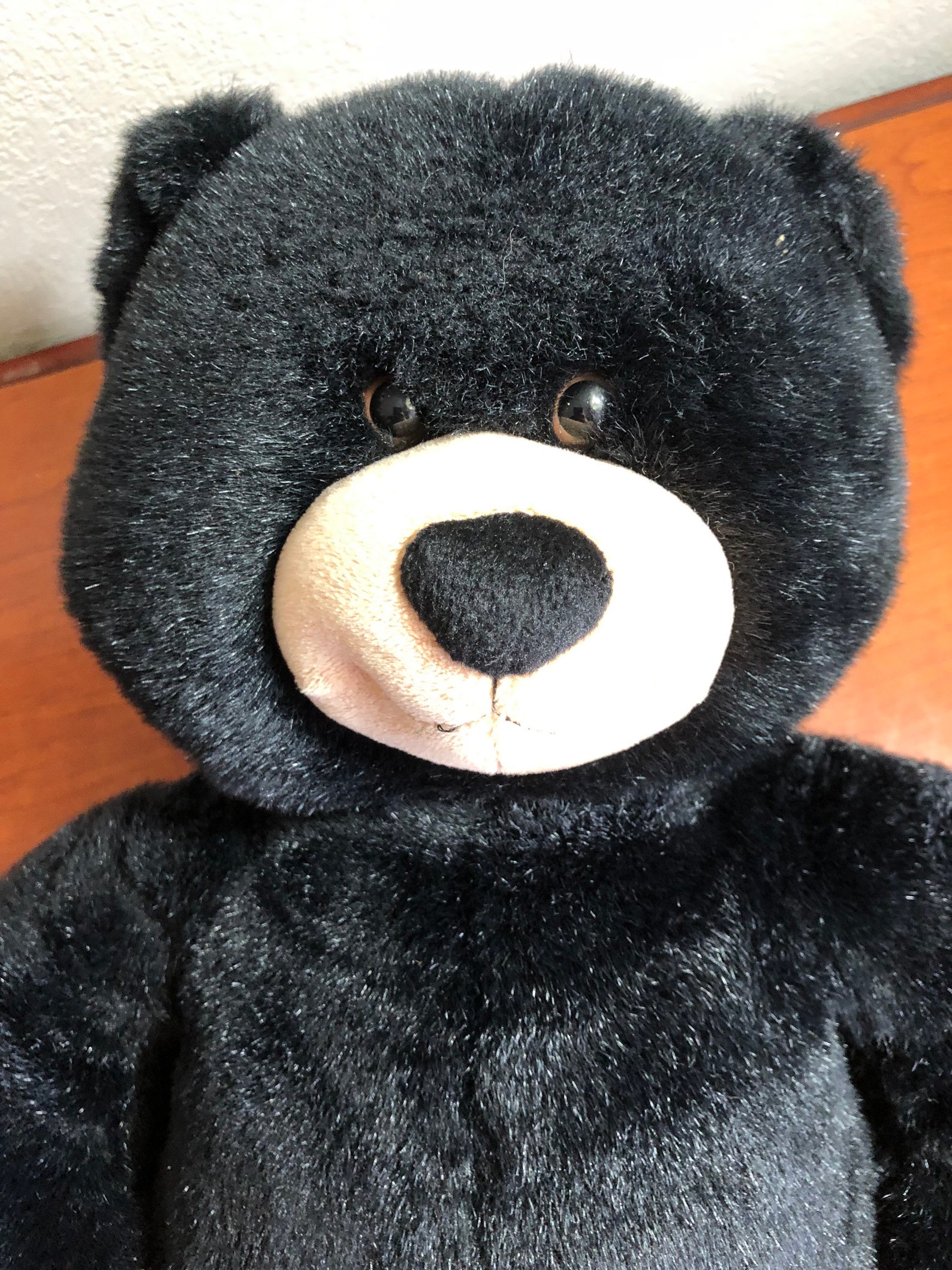 Build A Bear Black Bear Dimples Retired | Etsy