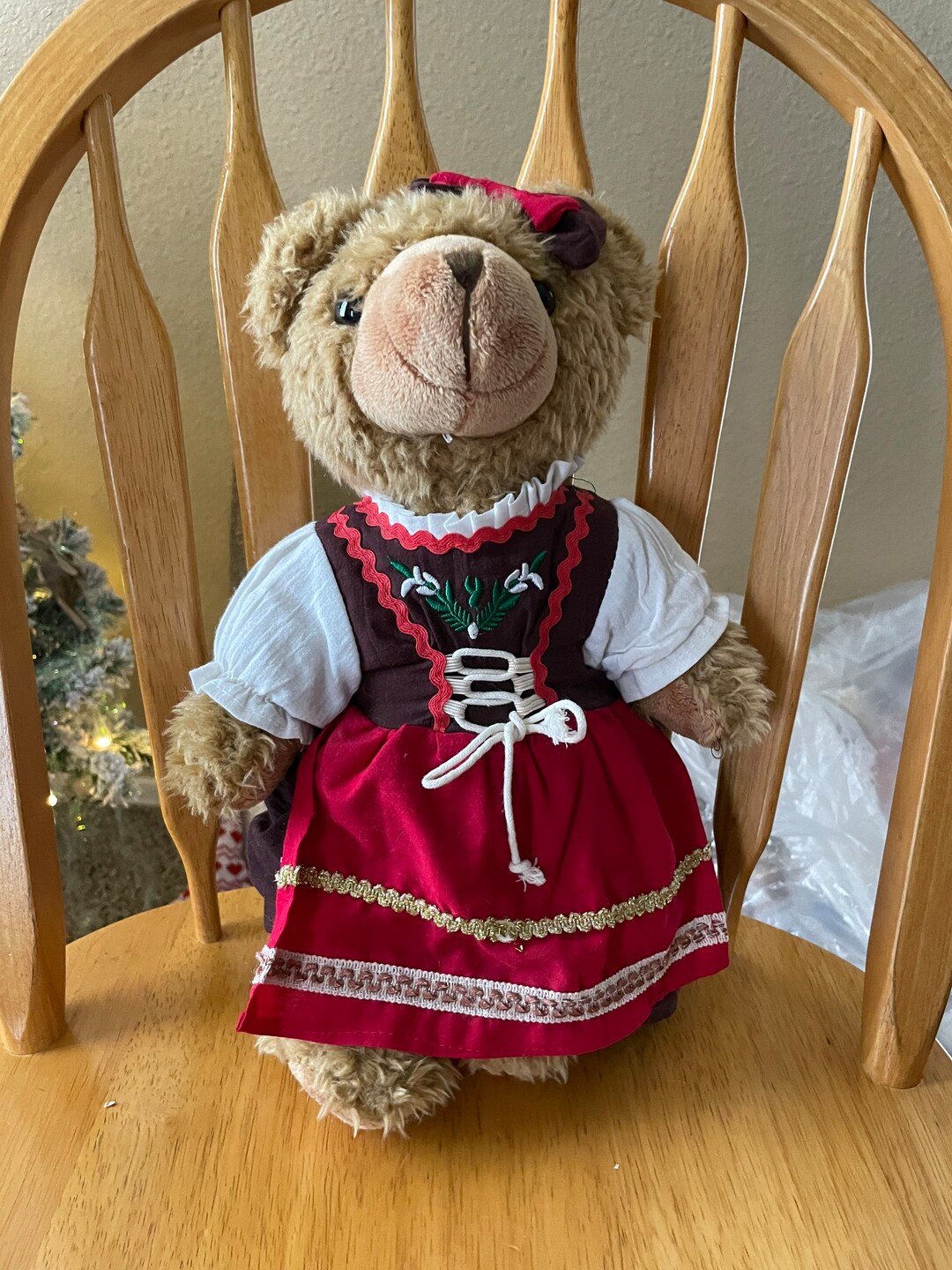 Euro Souvenirs Gmbh Girl Teddy Bear German Plush Rare and Htf! - Etsy