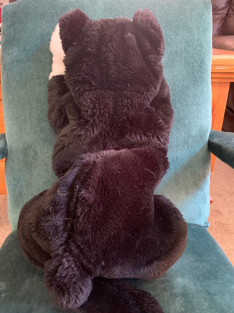 Plush Animal Puppet 23cm Folkmanis Black Cat Puppet - 23cm Movable ...