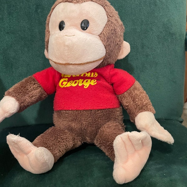 Curious George Stuffed Animal - Etsy