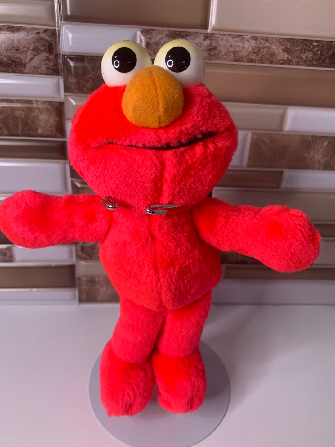 Tyco Red Elmo Plush. Hard Plastic Eyes. 1995 Sesame Street - Etsy