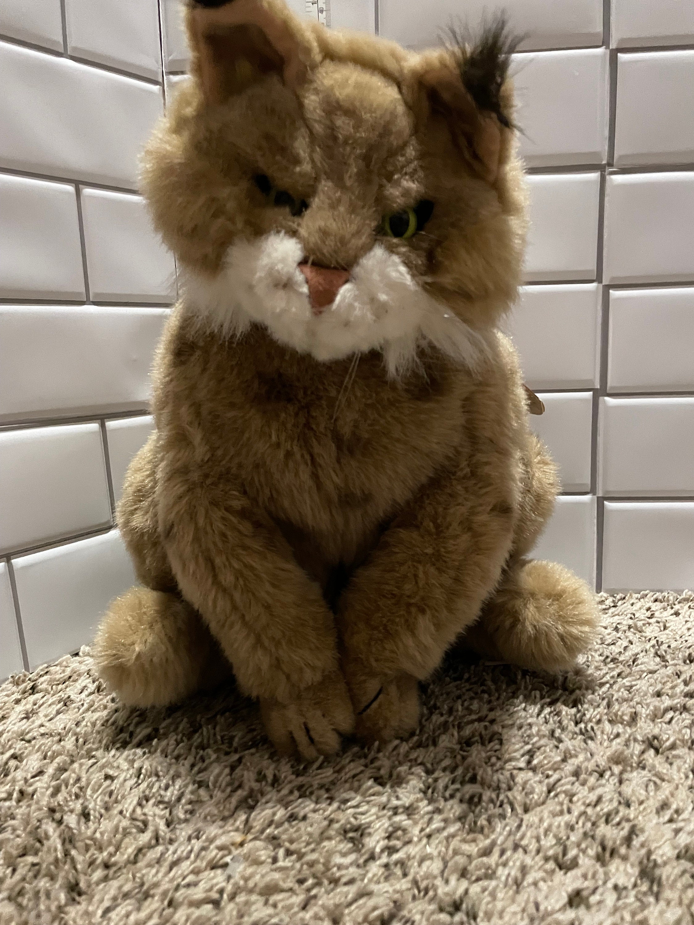 Cat Puppet Toy Folkmanis Bobcat Finger Puppet Plush By ...