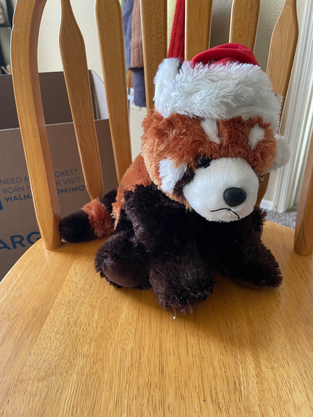 Destination Nation Red Panda in Santa Hat Plush - Etsy