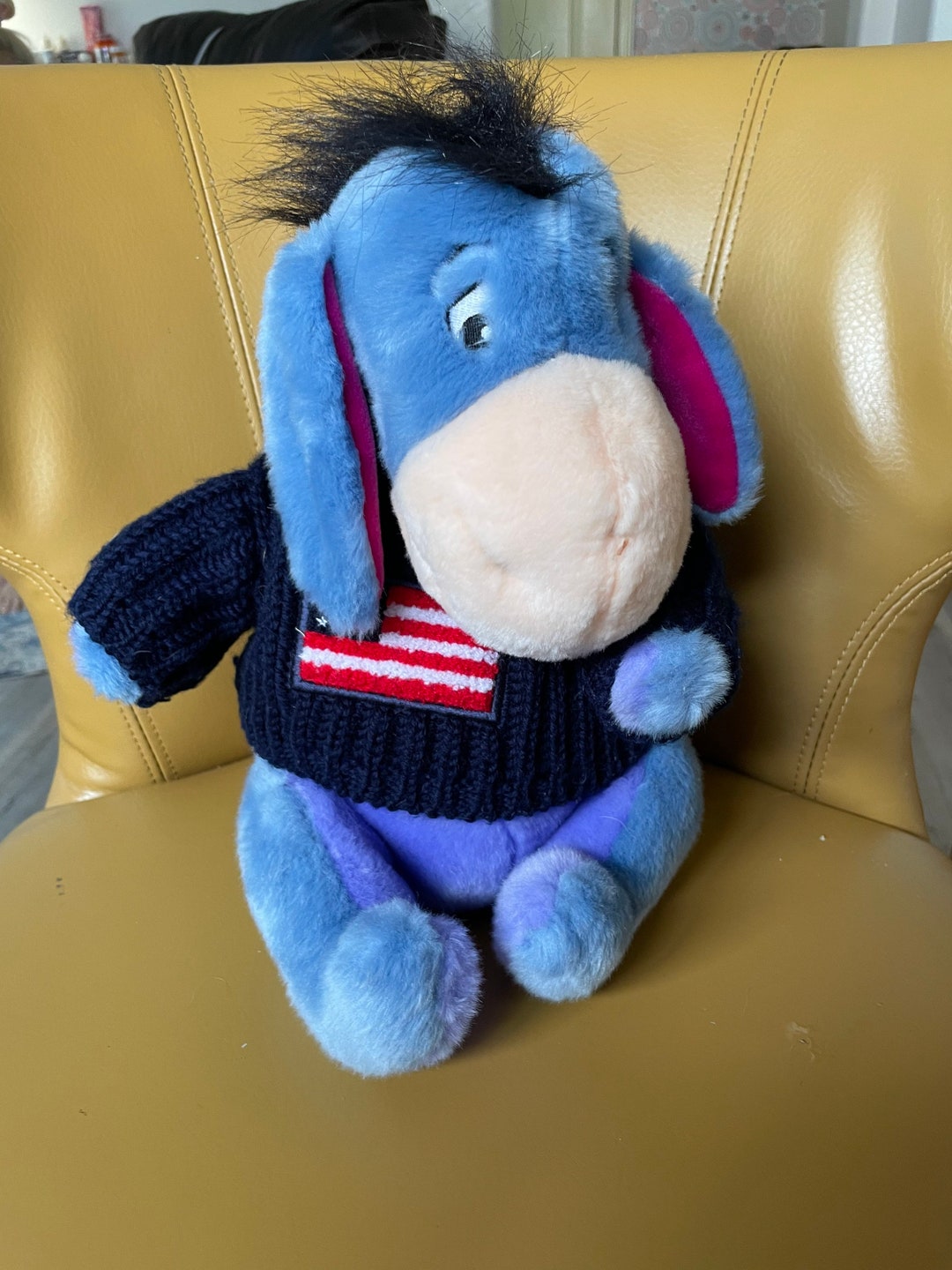 Disney Store Winnie the Pooh Eeyore Plush 12 Fourth of July - Etsy