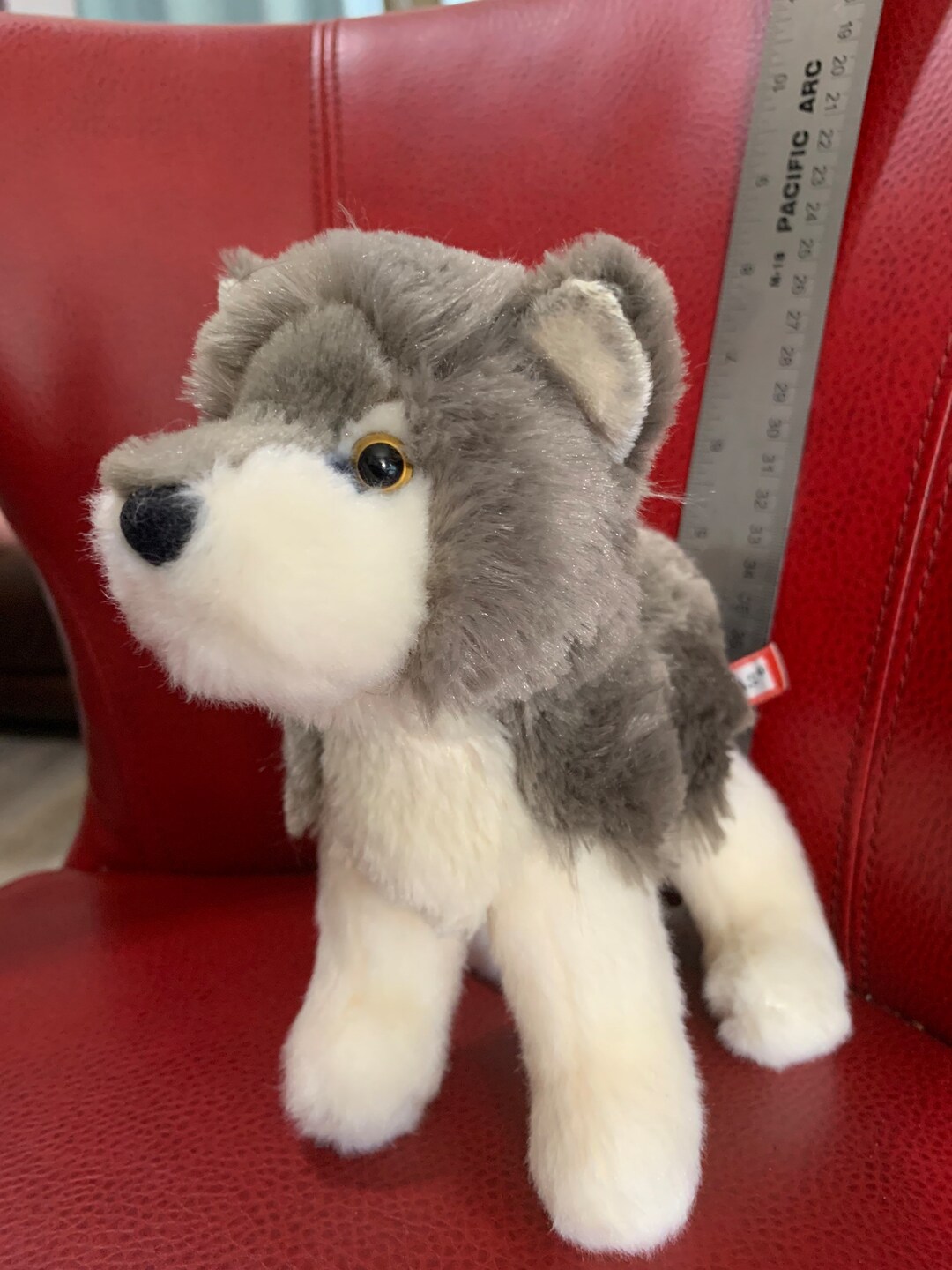 Douglas Cuddle Toys Ashes Wolf Plush. - Etsy