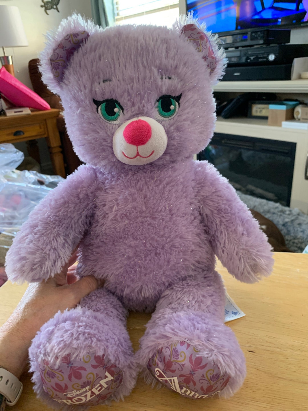 Build A Bear Frozen Purple Anna Teddy Bear Plush. No Voice Box. - Etsy