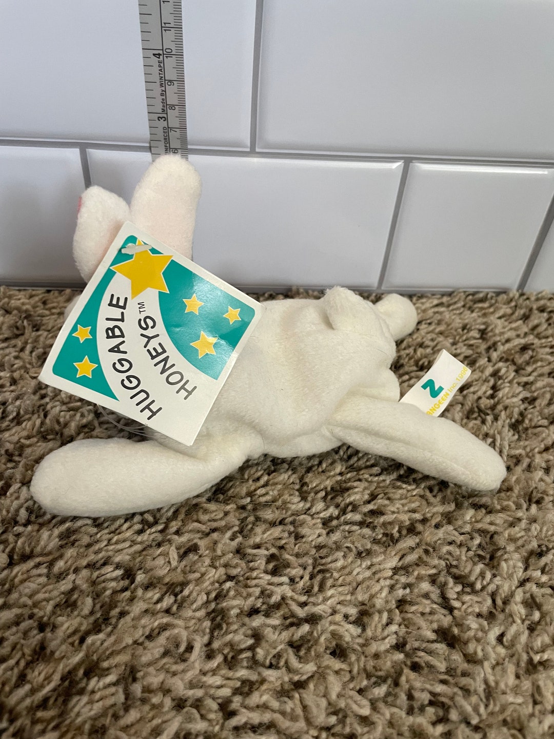 Huggable Honeys White Rabbit Plush Nwt - Etsy