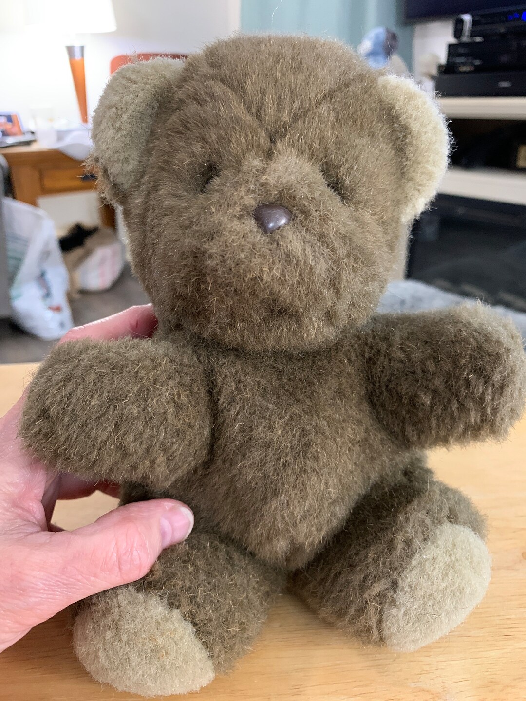 Emotions by Mattel Small Dark Brown Teddy Bear Plush. Vintage 1984 ...