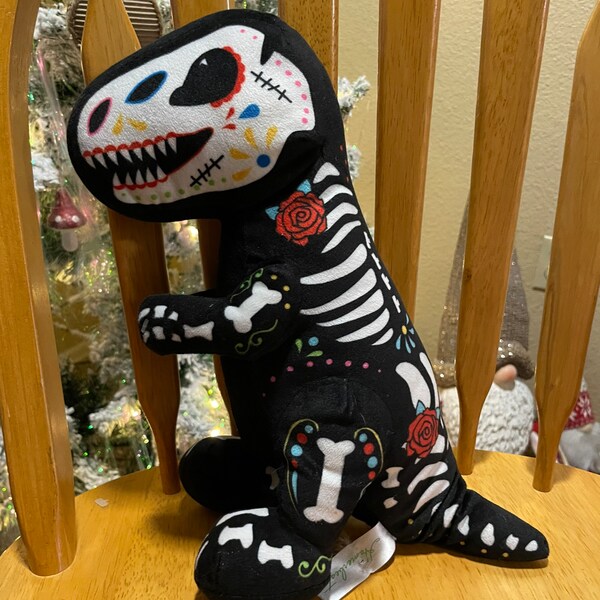 Day of the Dead Plush Skeleton - Etsy