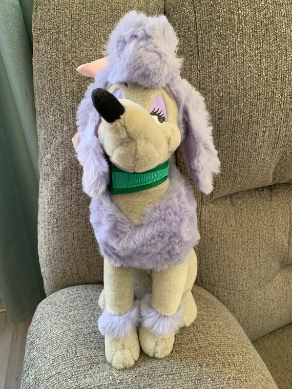 Vintage 1988 Georgette Dog Plush Oliver and Co Disney. Amazing - Etsy