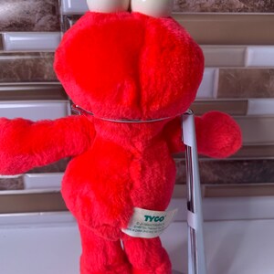 Tyco Red Elmo Plush. Hard Plastic Eyes. 1995 Sesame Street - Etsy