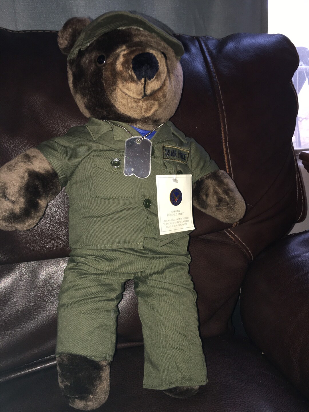 Vintage 1987 Ira Green US Air Force Teddy Bear Plush, 21" - Etsy