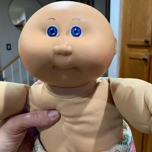 Vintage Cabbage Patch Doll Premie/baby Doll. Blue Eyes, Bald - Etsy