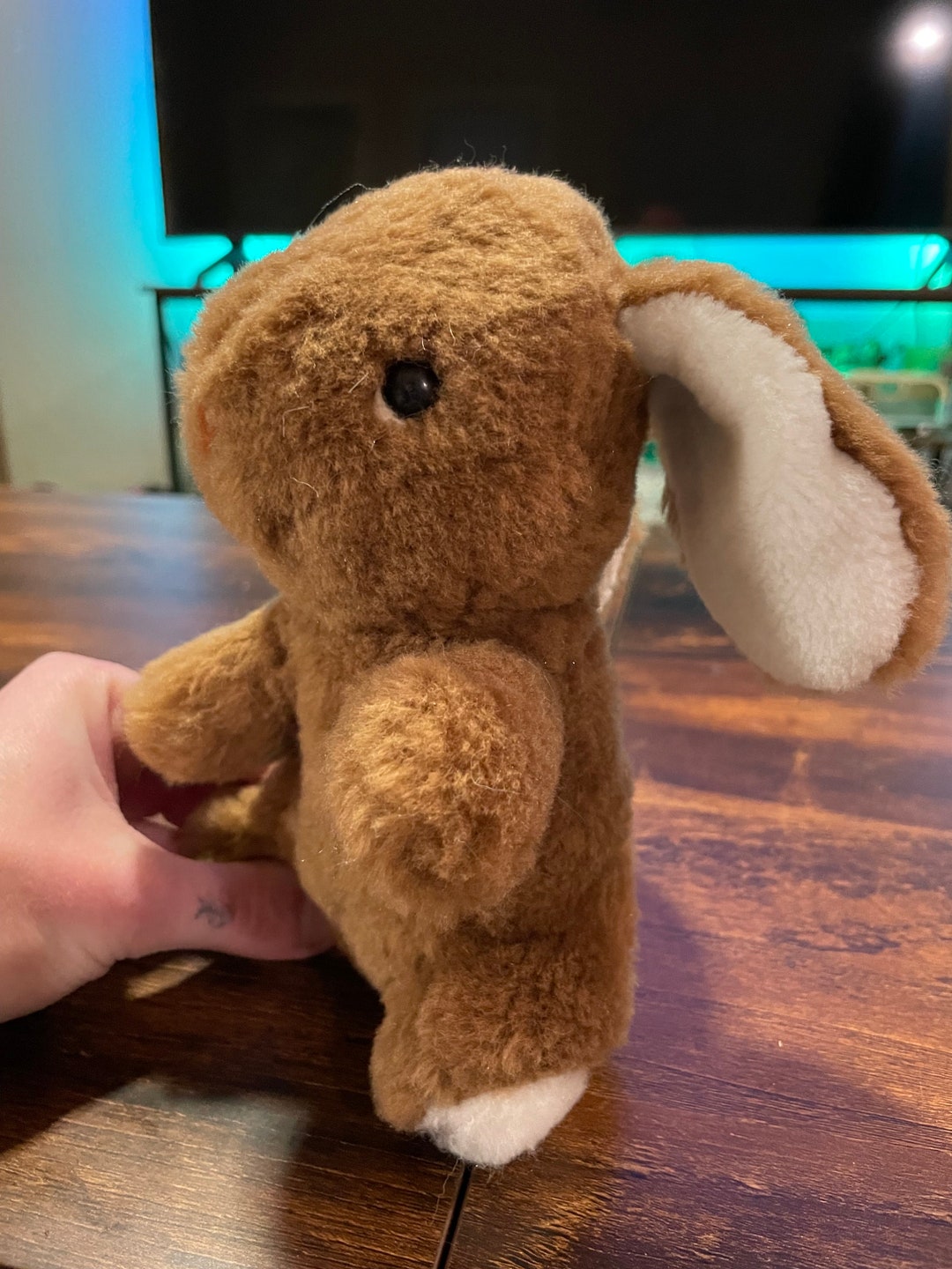 Gund 1976 Luv Me Brown Rattle Bunny Plush - RARE & HTF! - Etsy