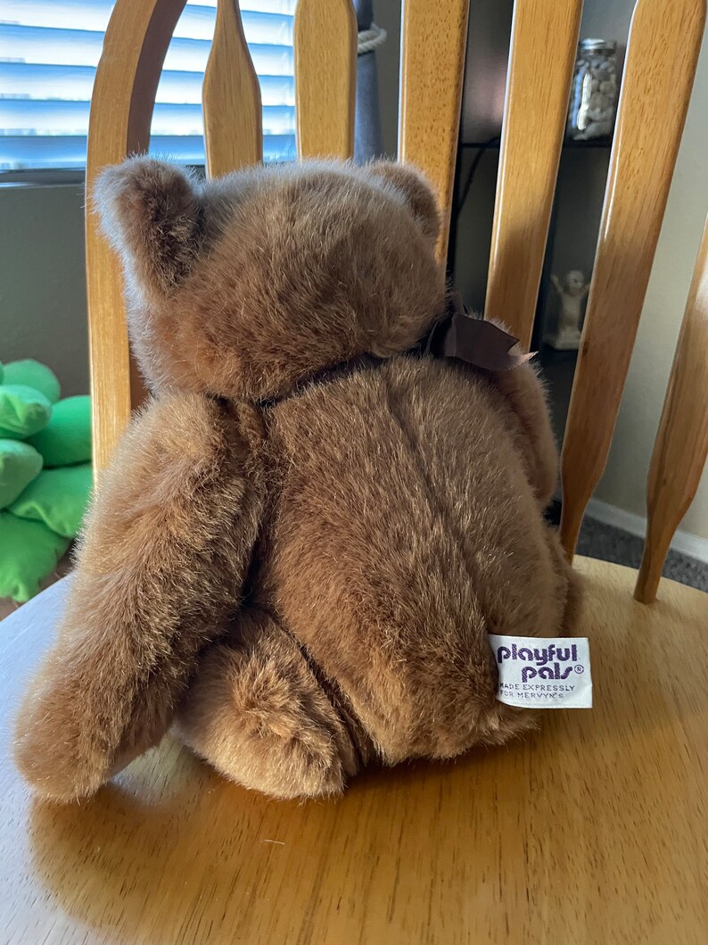 Vintage Playful Pals Mervyns Teddy Bear Stuffed Animal Plush - Etsy