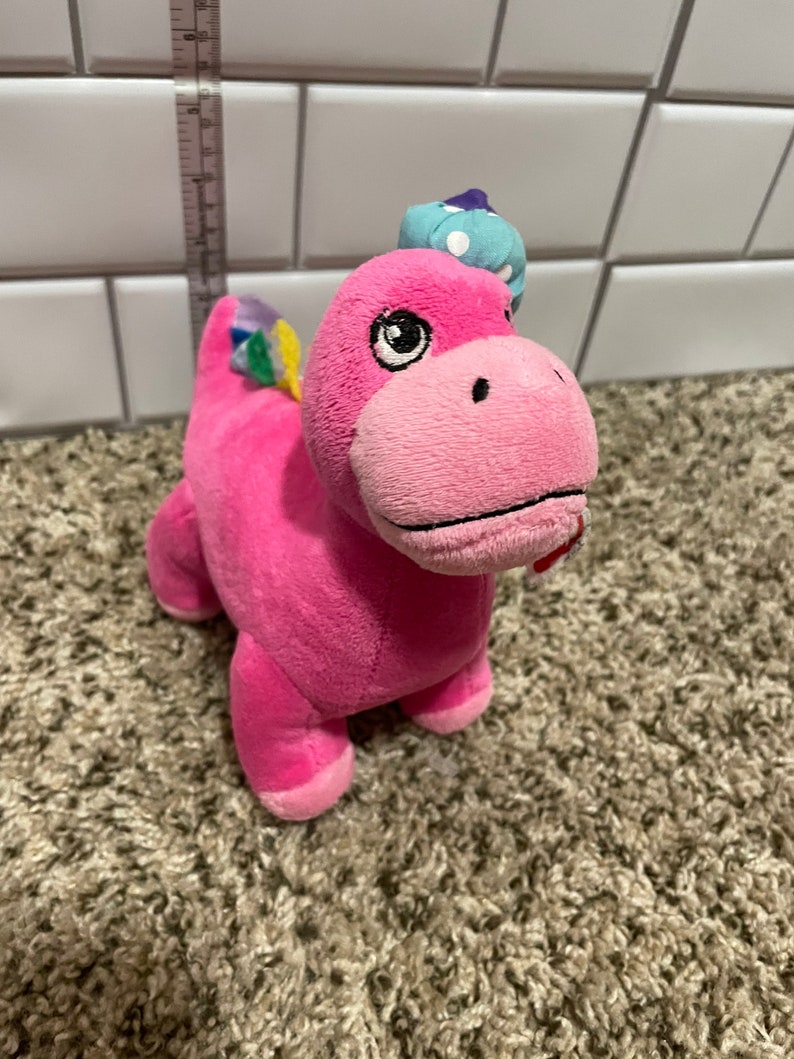 Pink Feel Better Soon Dinosaur Plush - Etsy
