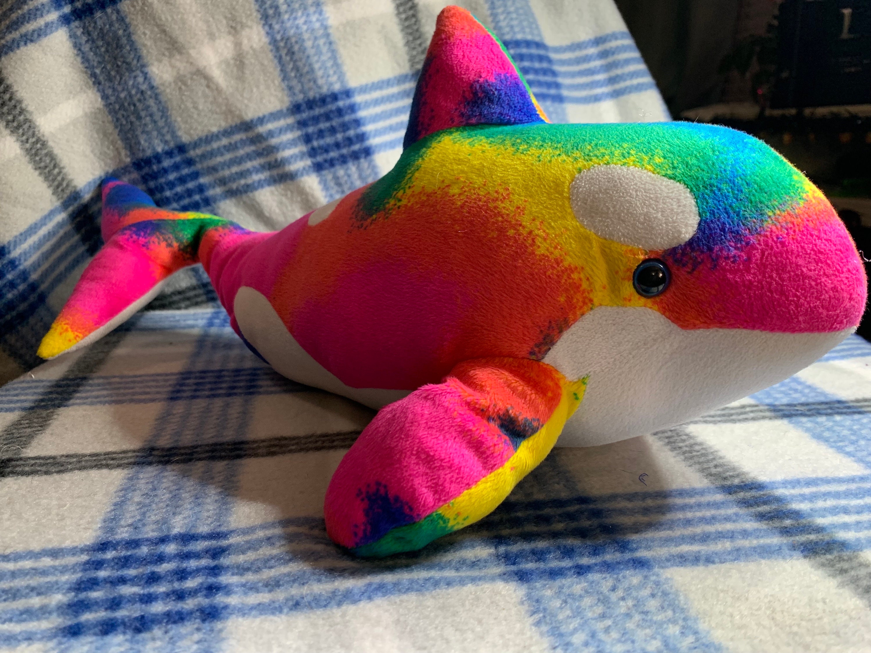 Rainbow Dolphin Stuffed Animal