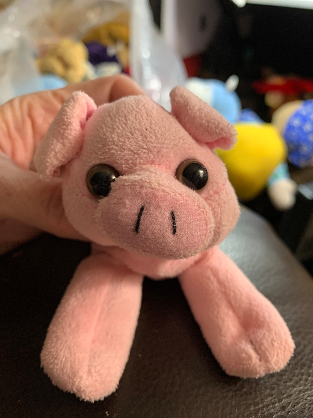 Unipak Pink Pig. Very Small. Approximately 6 Inches. Beans and Stuffing ...