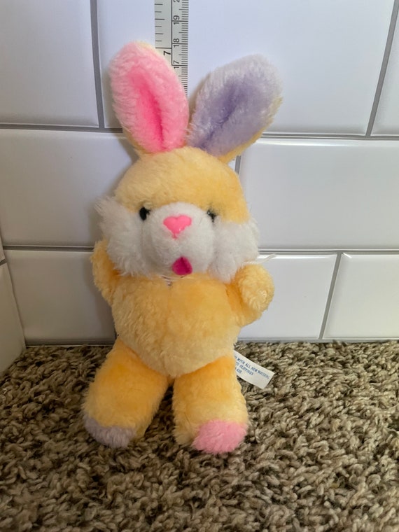 Vintage Yellow Bunny Plush Newman Importing Rabbit Pink, 41% OFF
