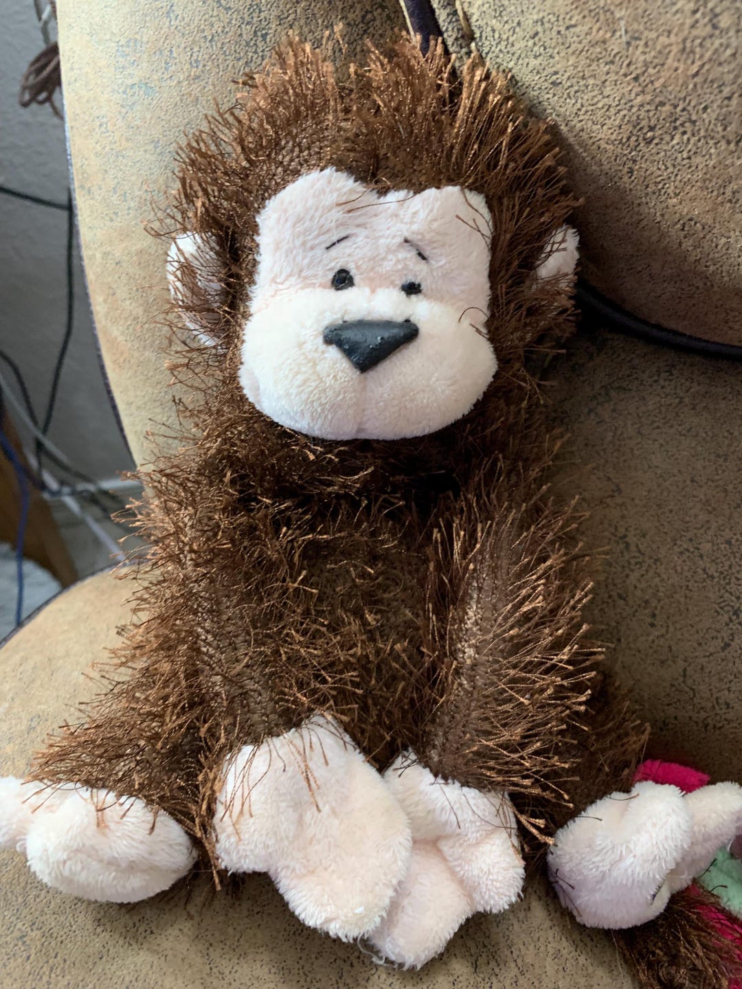 Webkinz Brown and Tan Cheeky Monkey Plush. Full Size. Retired. No Code ...