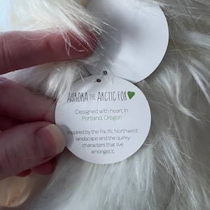 Portland Plush Arctic Fox Aurora Stuffed Animal Plush Toy W/tag 10” - Etsy
