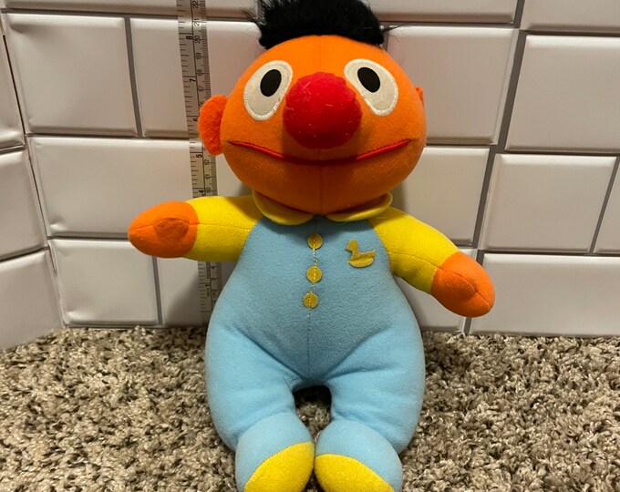Sesame Street Muppet Plush Beddy Bye Ernie Doll - Etsy