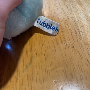 Russ Berrie Tubbles Blue Teddy Bear Vintage, Rare and HTF - Etsy