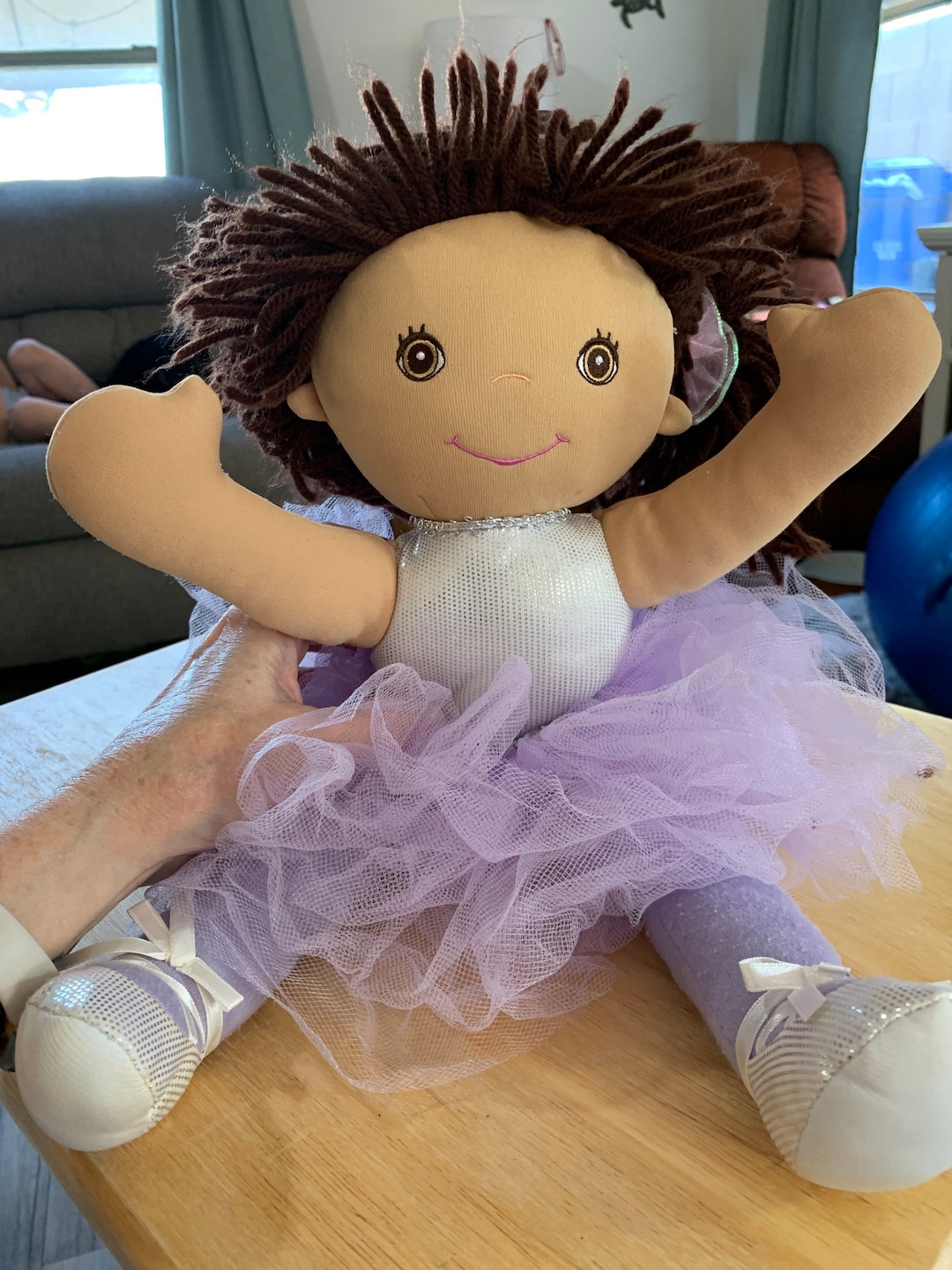 Debbie Dancer Doll 2002. Purple Tutu. Brown Hair. - Etsy