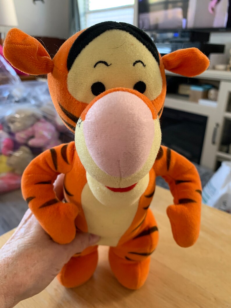 Mattel Tigger Standing Stuffed Animal Plush Toy Vintage for - Etsy