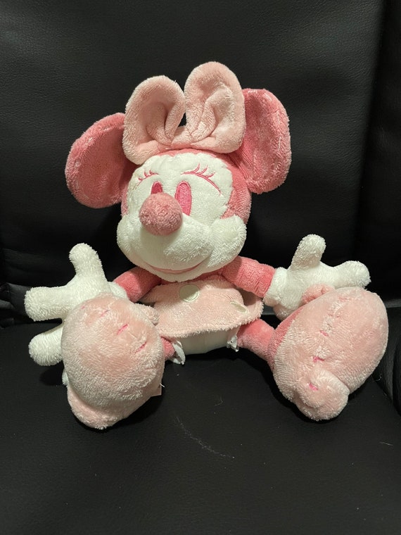 Pastel Pink and Rose Minnie Mouse Plush - Etsy