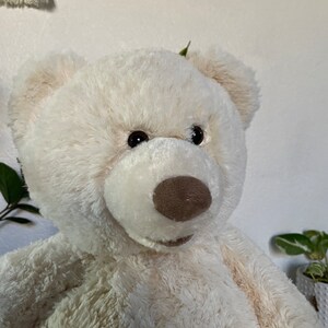Hugfun Cream/beige Teddy Bear With Open Mouth. Approximately 25” - Etsy