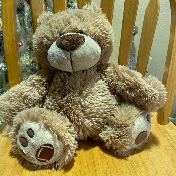 Teddy Bear Football Player - Etsy