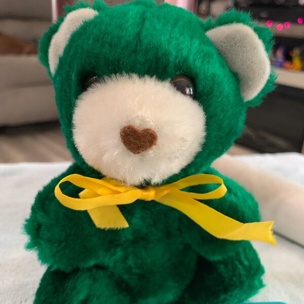 Yellow Teddy Bear - Etsy