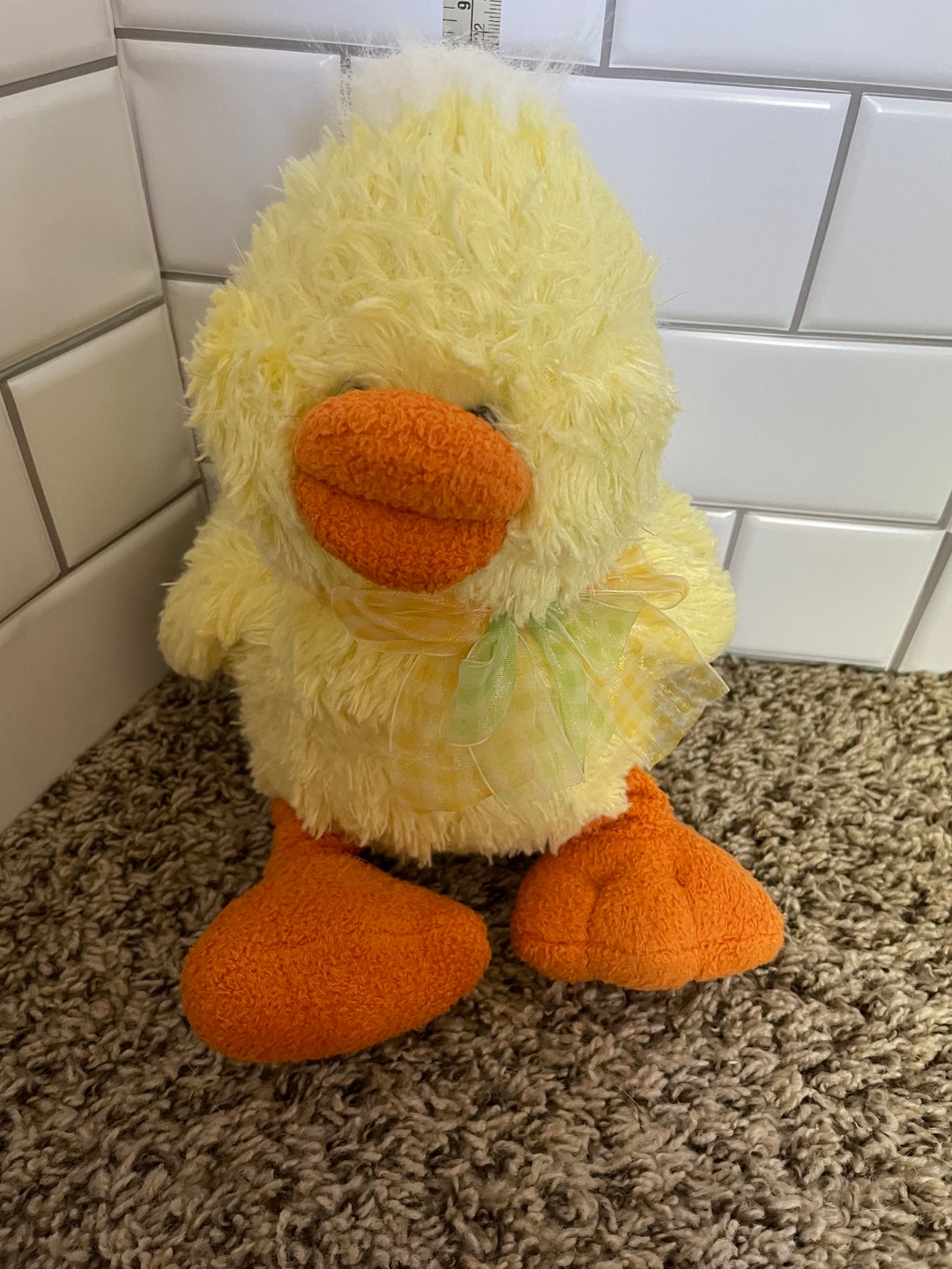 Fiesta Yellow Duck Plush - Etsy