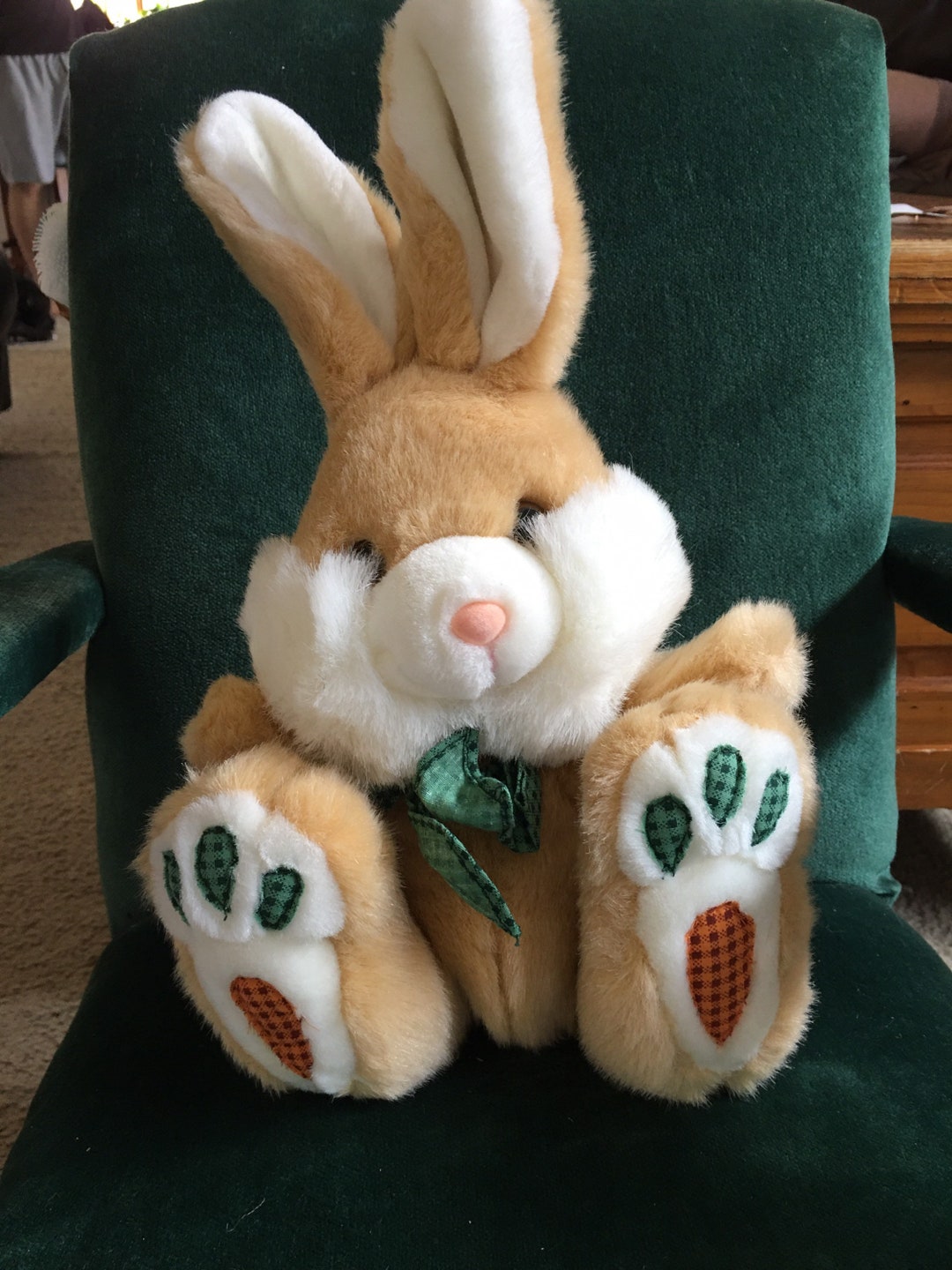 Vintage Dan Dee Easter Bunny Rabbit Plush Stuffed Animal - Etsy