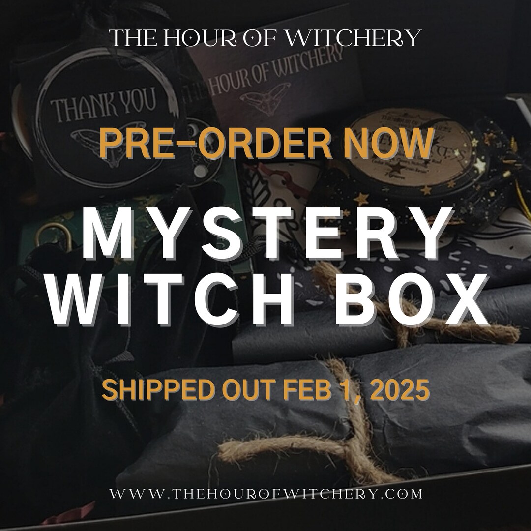 PRE-ORDER Witch Box Mystery Box the Hour of Witchery Wicca Box ...