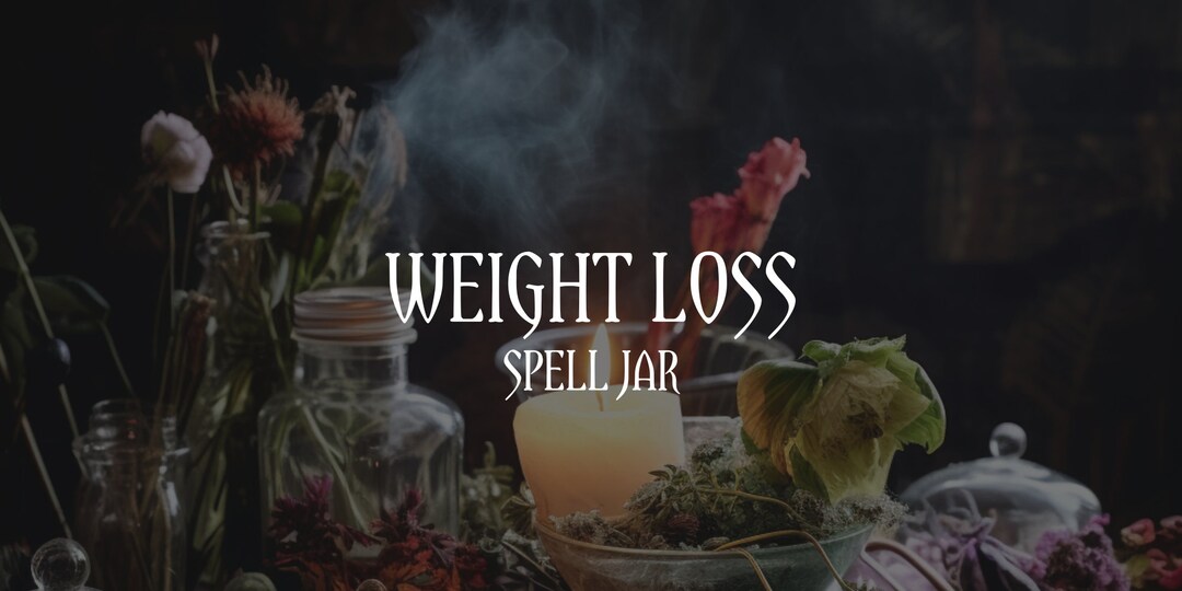 Weight Loss Spell Jar DIY Downloadable Do It Yourself Spell Jar Spell ...