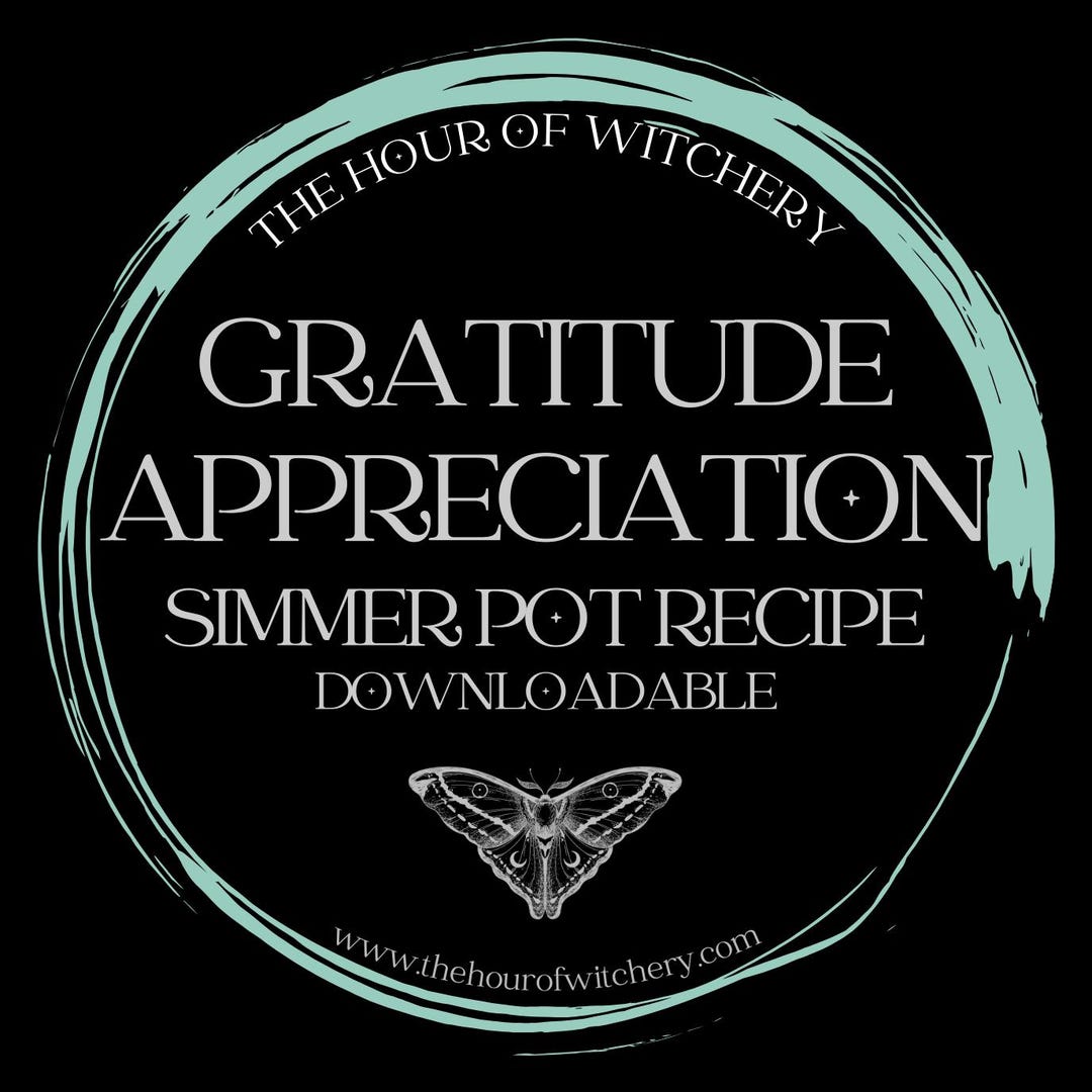 Gratitude & Appreciation Simmer Pot Recipe Downloadable | Kitchen Witch ...
