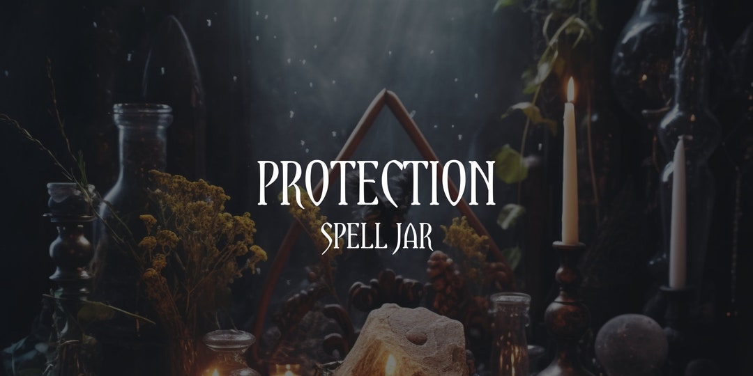 Protection Spell Jar DIY Downloadable | Do It Yourself Spell Jar ...