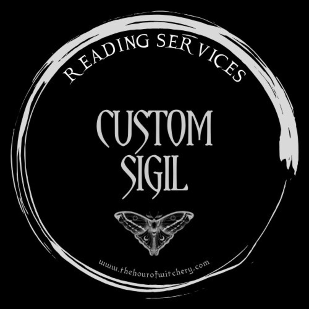Custom Sigil Symbol Witchcraft Services Divination Witchcraft Rituals ...