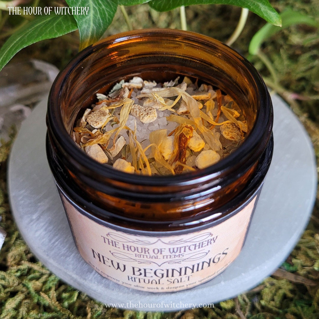 New Beginnings Ritual Altar Salt| Spell Craft | Witchcraft | Ritual ...