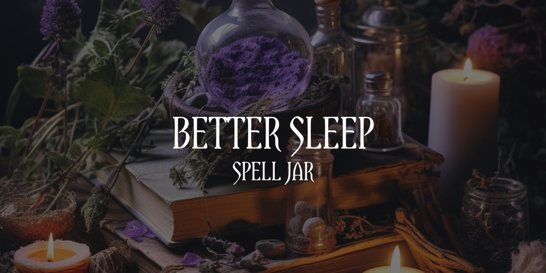 Better Sleep Spell Jar DIY Downloadable | Do It Yourself Spell Jar ...