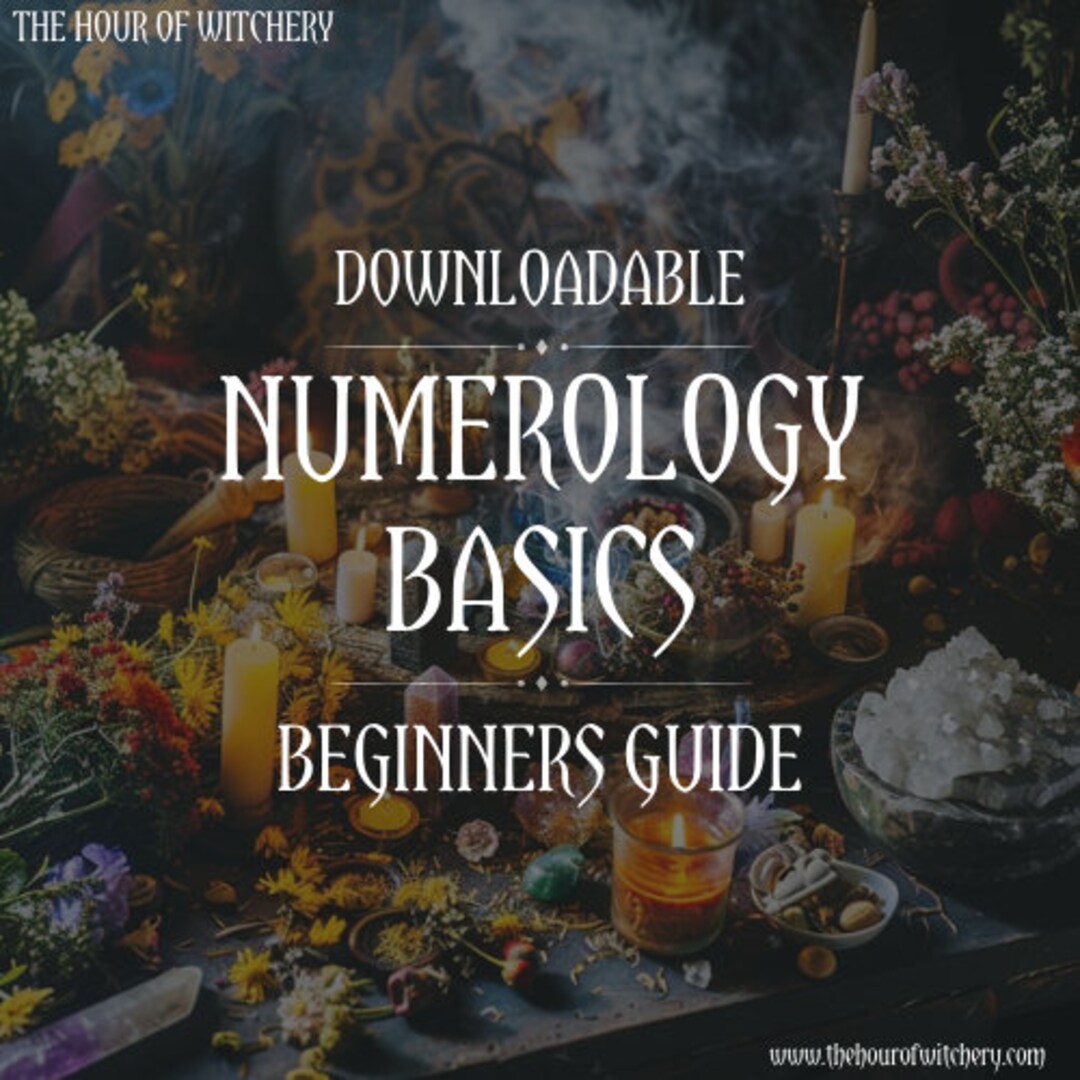 Numerology Guide, Downloadable, Basics, PDF File, Spiritual Journey ...