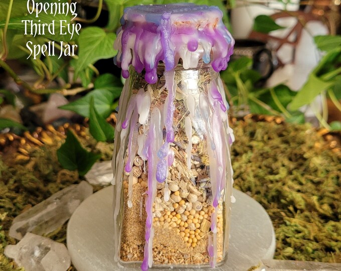 Opening Third Eye Spell Jar | Spell Craft | Witchcraft | Ritual | Spell ...