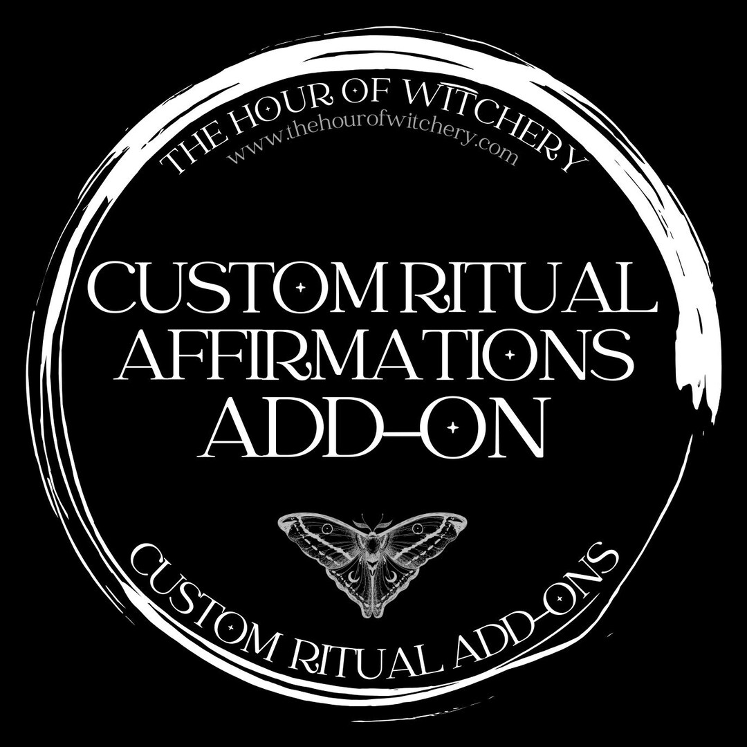 Custom Ritual Affirmations Add-on, Spell Extra, Stronger Spell, Full ...
