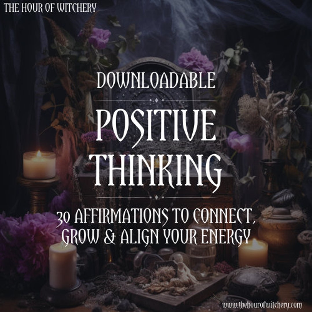 Positive Thinking: 30 Affirmations, Daily Affirmations, Self-care ...
