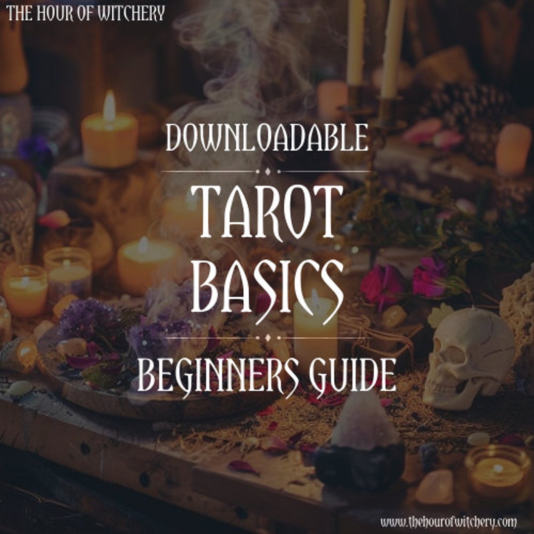Tarot Guide, Downloadable, Basics, PDF File, Spiritual Journey ...