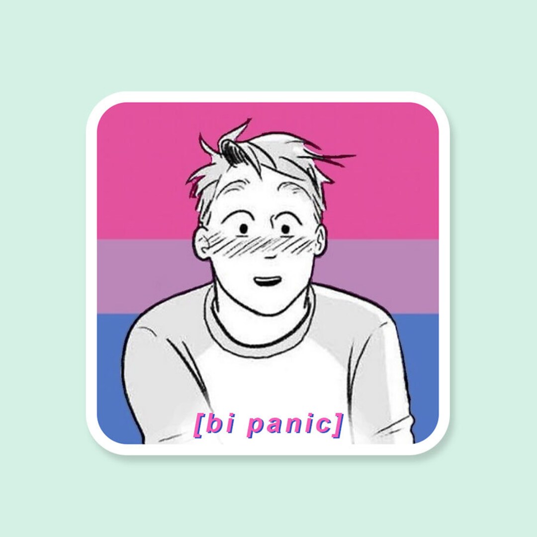 Nick Nelson Bi Panic | 2in Heartstopper Title Sticker, LGBTQ+ Graphic ...